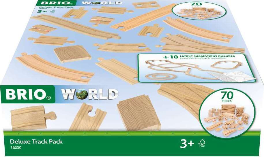 Brio Deluxe Track Pack - 70 Pieces — The Learning Tree