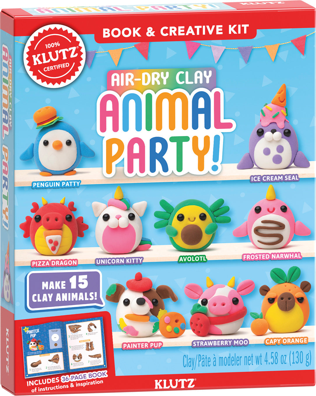 KLUTZ Air-Dry Clay Animal Party! — The Learning Tree