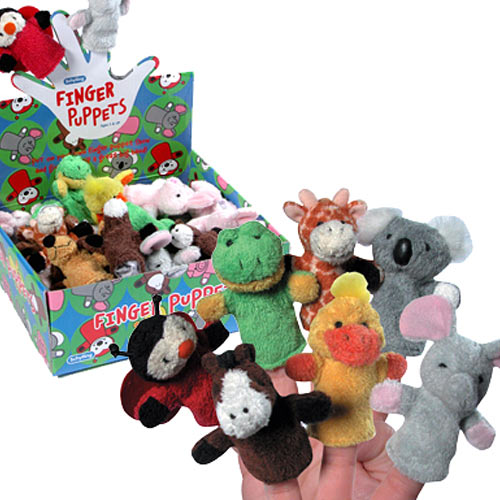 Plush Finger Puppets-asst — The Learning Tree